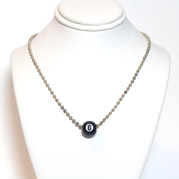Jewelry | Punk Rock Black 8 Ball Billiard Poolhall Skater Hiphop ...